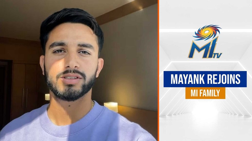 Mayank Markande shares his excitement on his comeback | Mumbai Indians ...