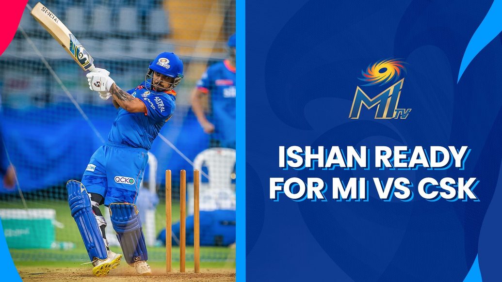 Ishan's prep for MI vs CSK | Mumbai Indians - Mumbai Indians