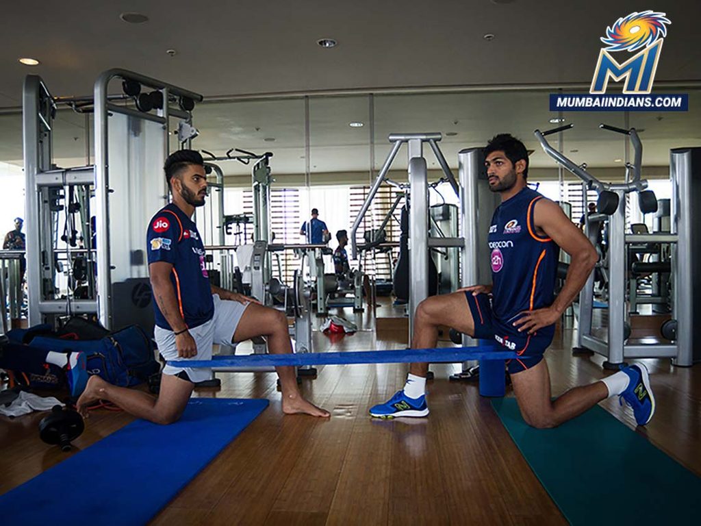 Gym session in Pune - Mumbai Indians