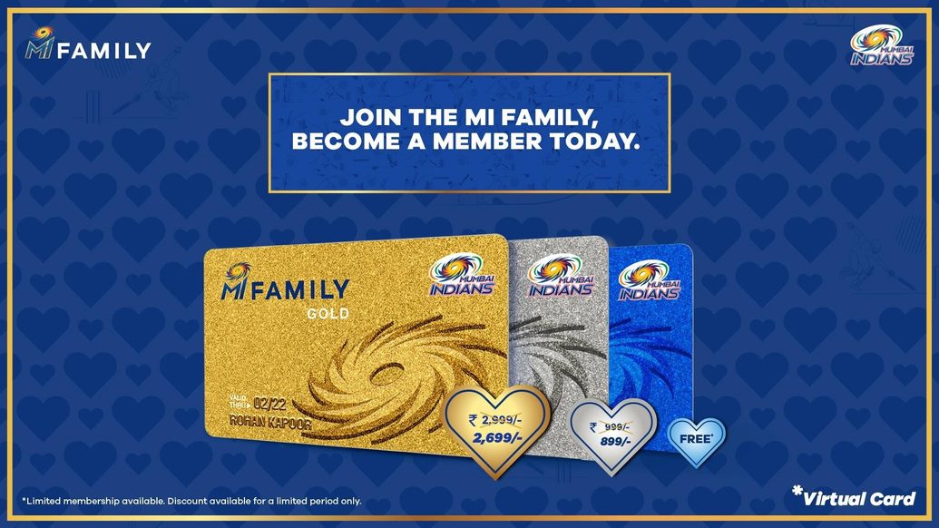 Mumbai Indians launch MI Family Membership for 2021 - Mumbai Indians