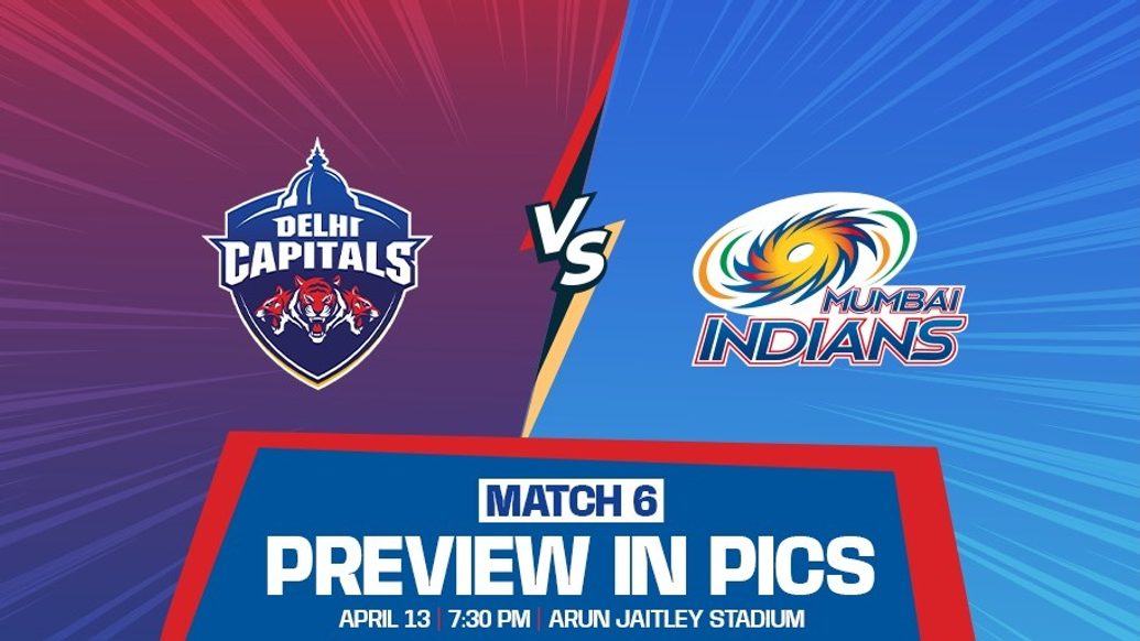 IPL Match 6 | DCvMI Graphical Preview: Chalo Dilli, with only 𝙒 on our ...