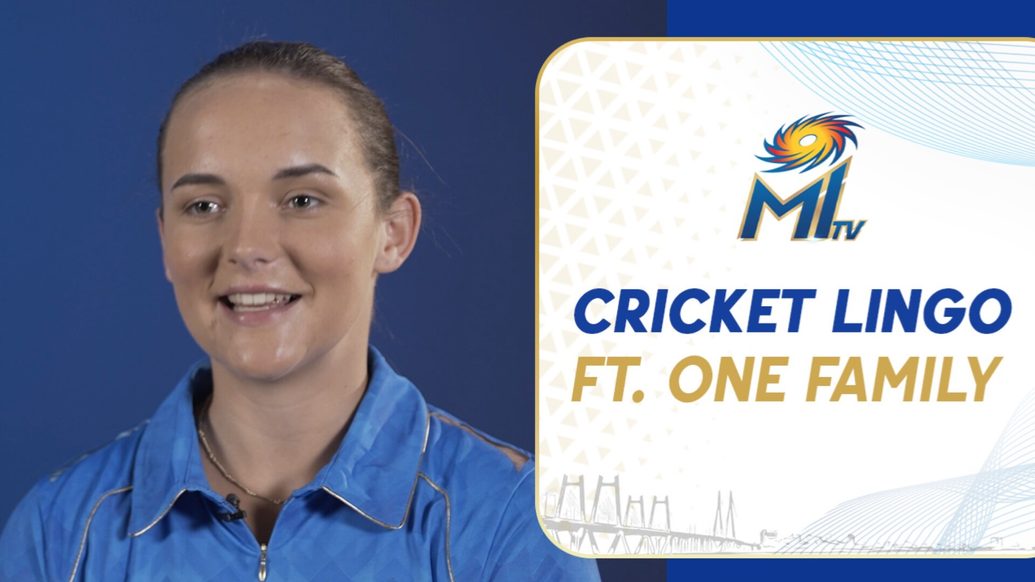 Cricket Lingo 101 ft. Hayley, Chloe, Charlotte and Co. | Mumbai Indians ...