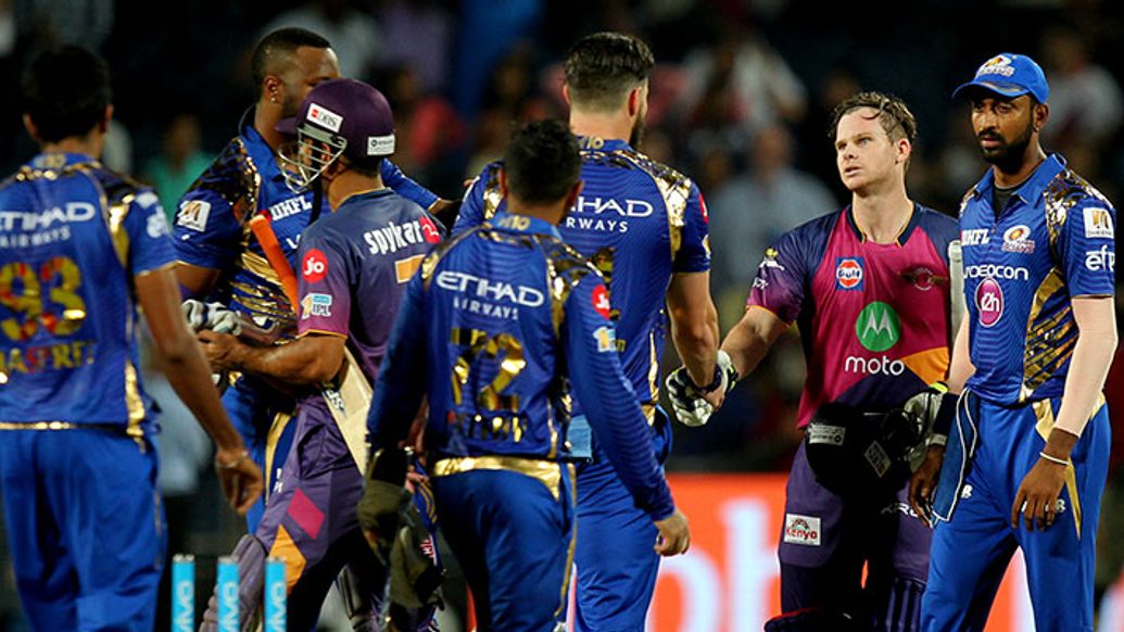 Maha Derby ends in last over finish - Mumbai Indians