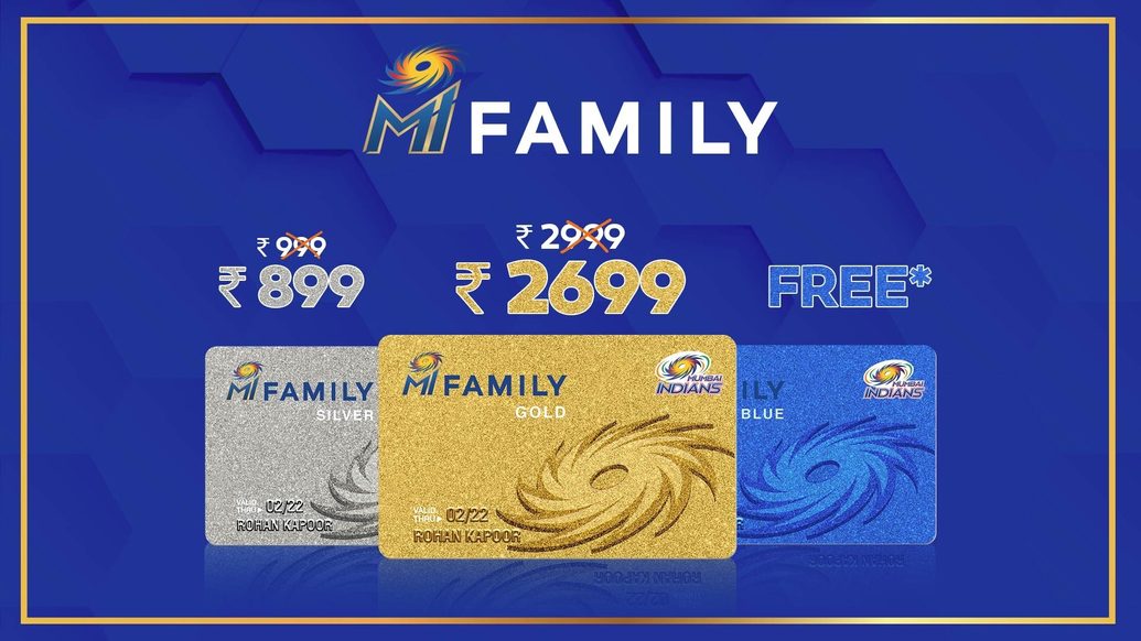 MI Family Membership is back - Mumbai Indians