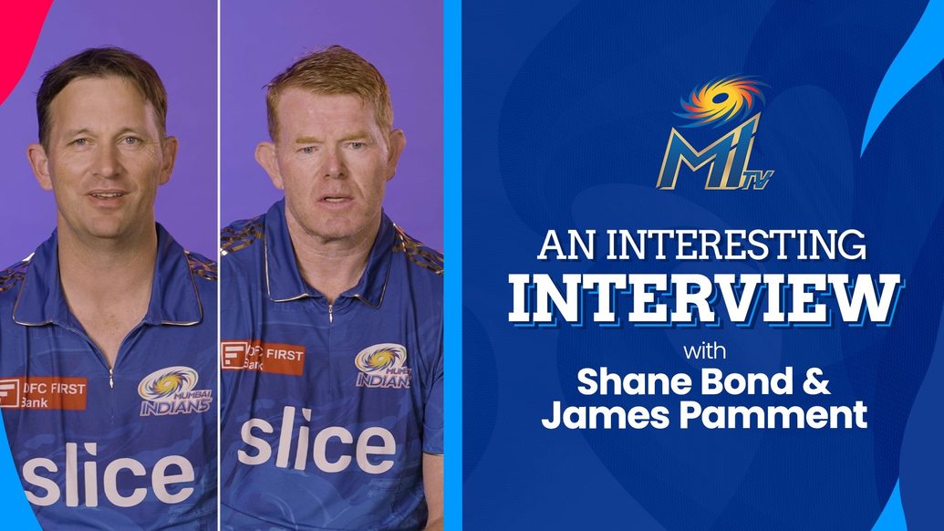 An Interesting Interview with Bond and Pamment | Mumbai Indians ...