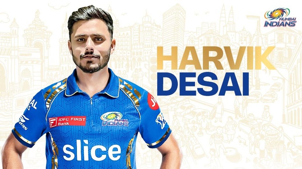 Welcome to MI, Harvik Desai; replaces injured Vishnu Vinod - Mumbai Indians