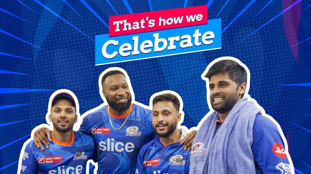 Victory celebrations! | Mumbai Indians - Mumbai Indians
