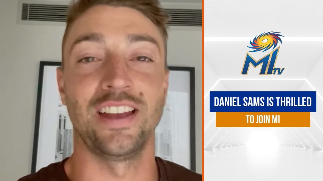 Daniel Sams is thrilled to join MI | Mumbai Indians - Mumbai Indians