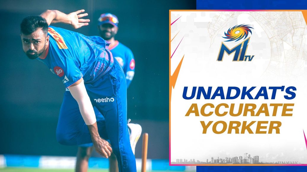 Jaydev Unadkat's accurate yorker | Mumbai Indians - Mumbai Indians