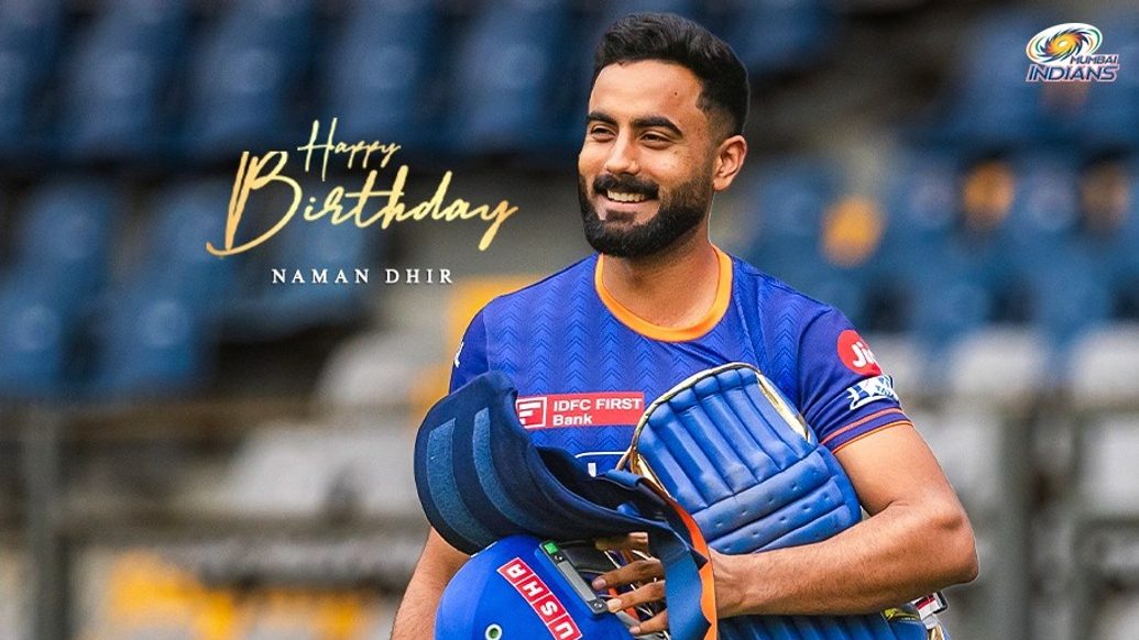 हॅप्पी बर्थ डे, नमन धीर ऊर्फ फिनिशर धीर - Mumbai Indians