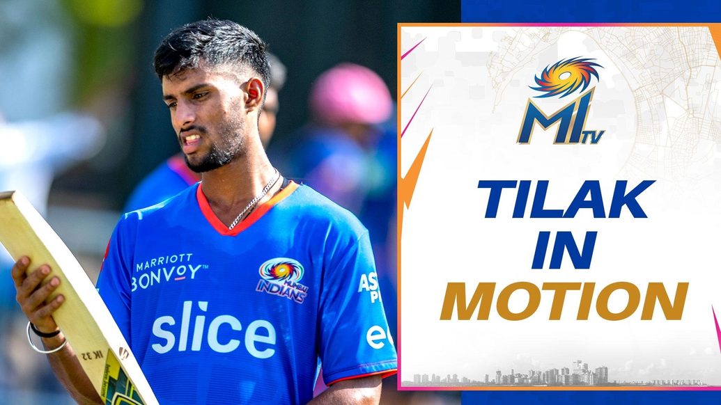 Tilak Varma in motion | Mumbai Indians - Mumbai Indians