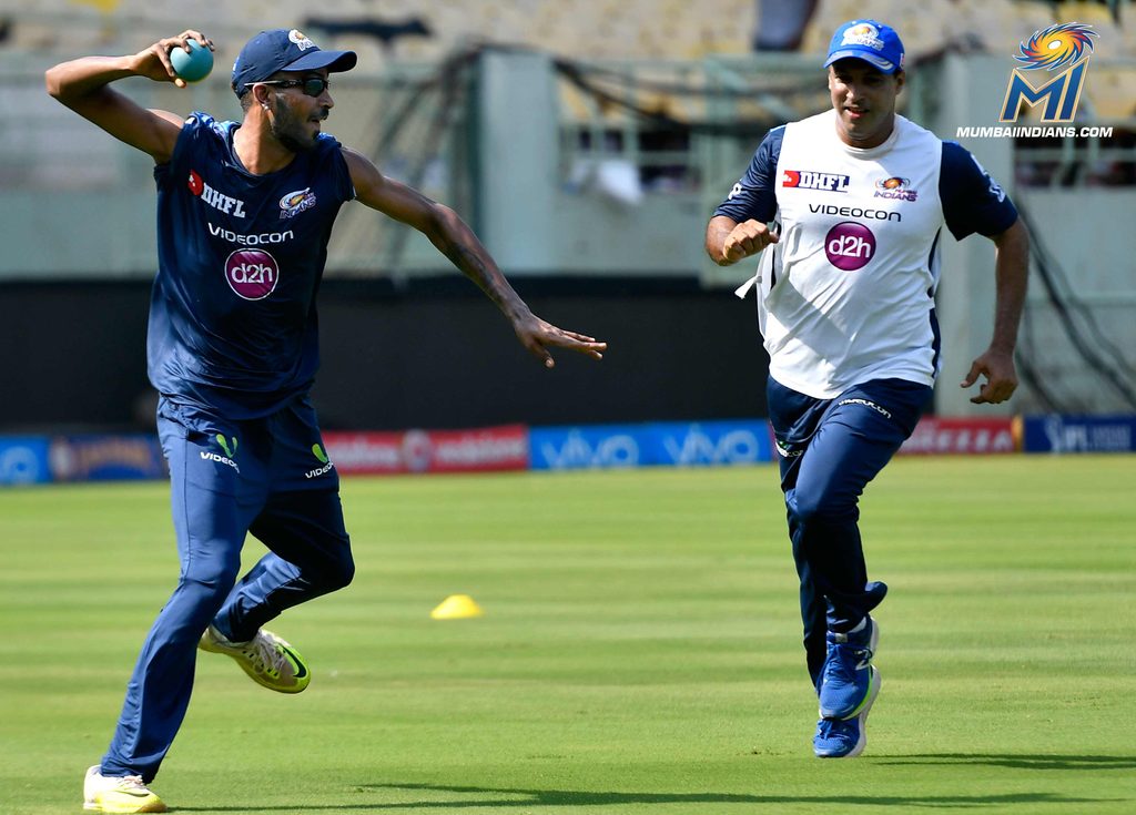 Practice Session - MI vs DD - Mumbai Indians