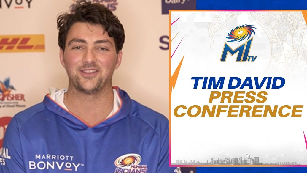 Tim David's Pre-Match Press conference | Mumbai Indians - Mumbai Indians