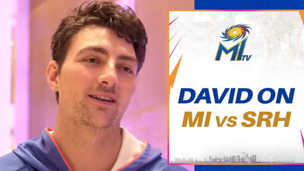 Tim David - Post match Interview | Mumbai Indians - Mumbai Indians