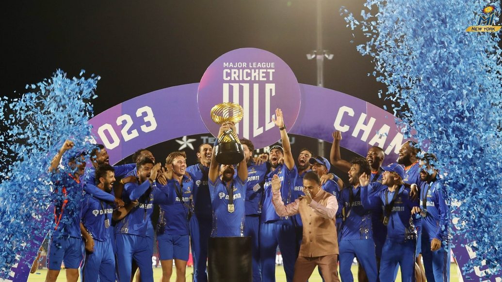 WELCOME THE INAUGURAL MLC CHAMPIONS – MI NEW YORK - Mumbai Indians