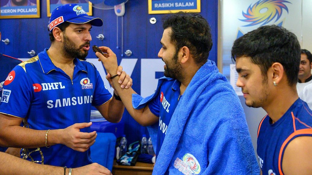 Cricketers convey their birthday wishes to Hitman - Mumbai Indians