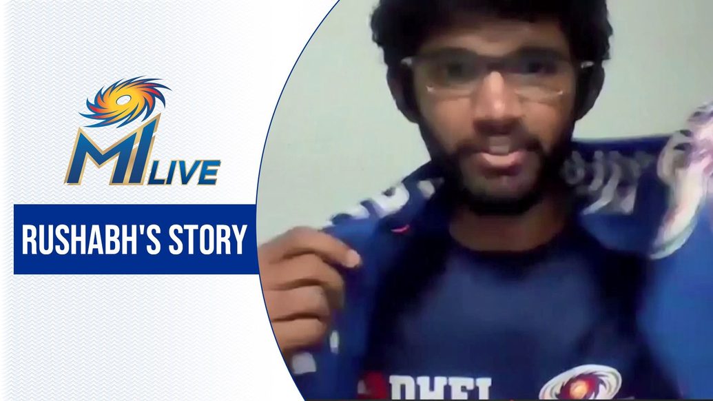Rushabh shares his favourite MI memory | लाइव पर पल्टन से बातचीत ...