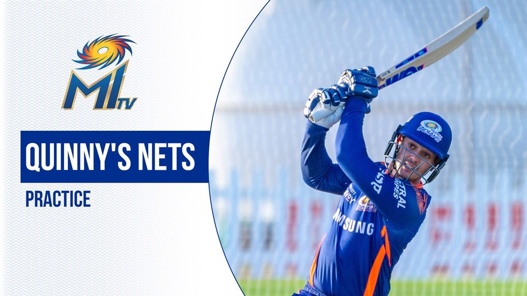 QdK's batting practice in the nets | क्विंटन की नेट्स में बल्लेबाज़ी ...