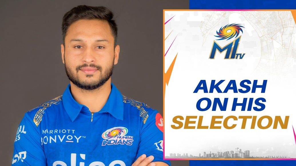 Akash Madhwal on his selection in the MI squad | Mumbai Indians ...